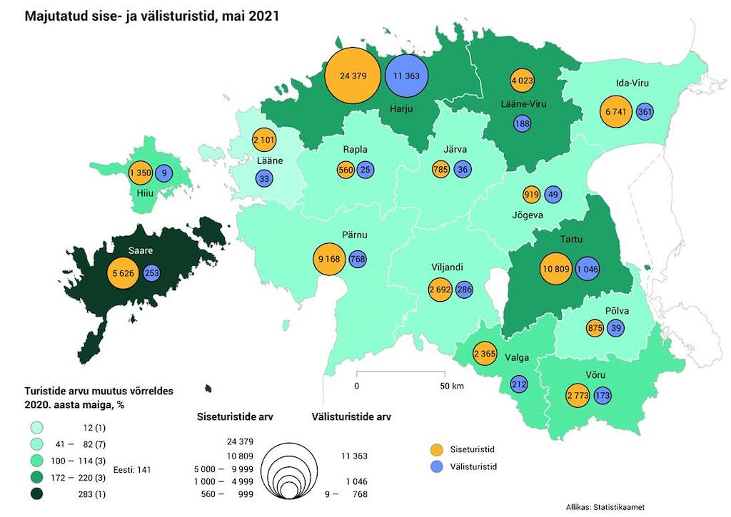 Turistide arv suureneb, kuid välisturiste on jätkuvalt vähe – Läänlane.ee